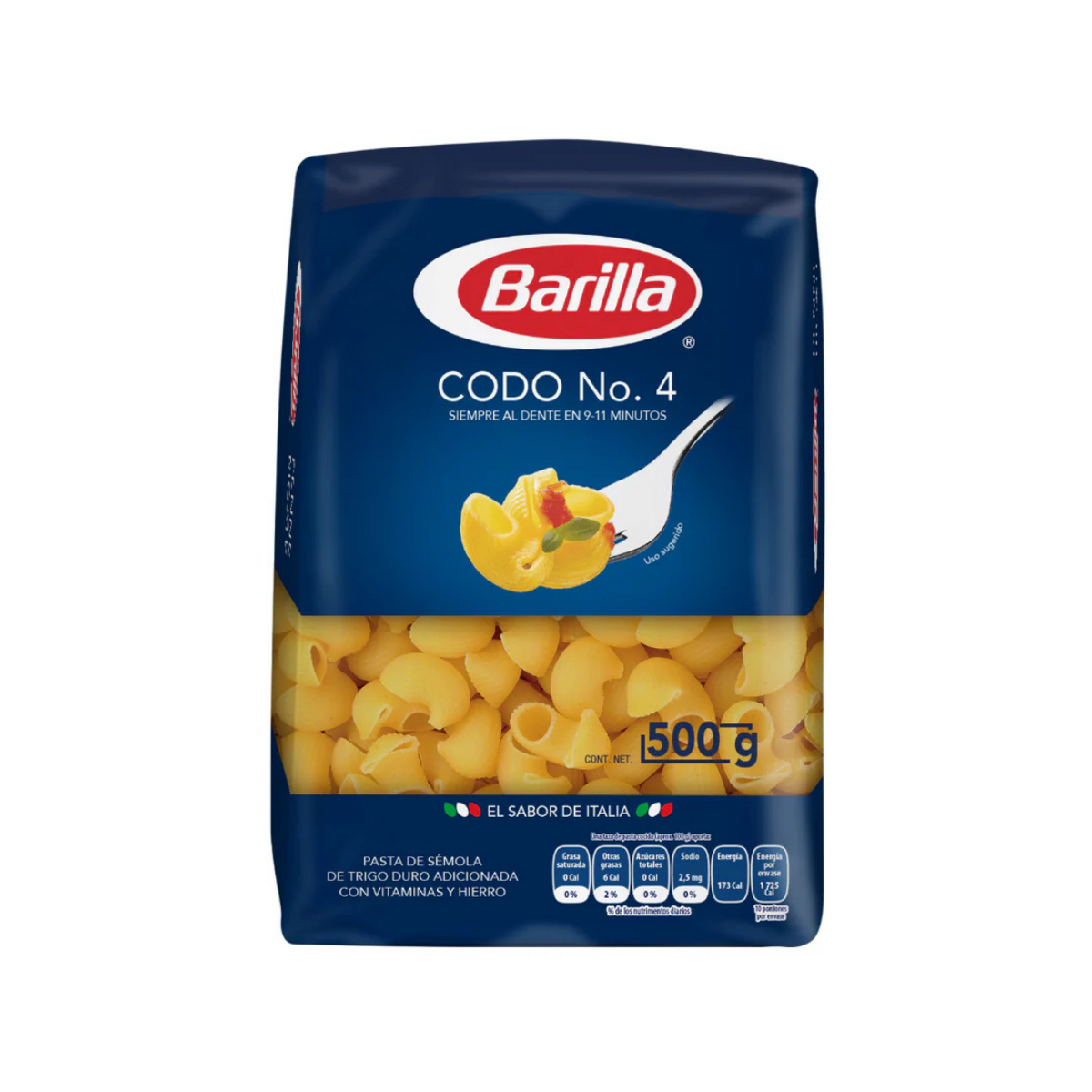 Pasta Codo 4 Barilla – Grupo Comercial JS
